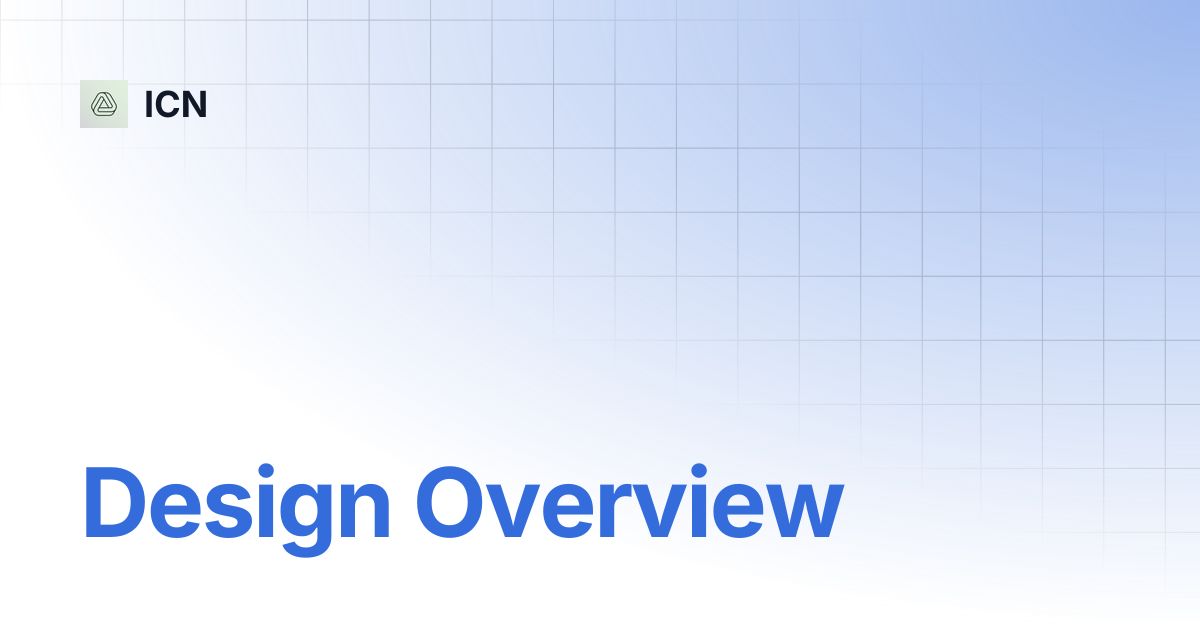 Design Overview | ICN
